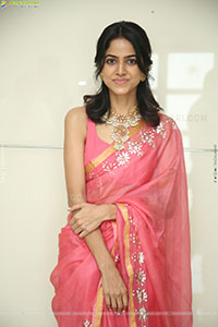Actress Drishika Chander Stills in Traditional Saree, HD Gallery