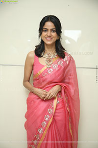 Actress Drishika Chander Stills in Traditional Saree, HD Gallery