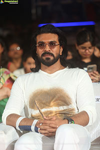 Mega Power Star Ram Charan at Peddi Ki Aawaz Grand Event, HD Gallery